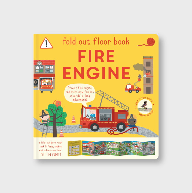 Fold Out Floor - Fire Engine - Really Decent Books : Really Decent Books